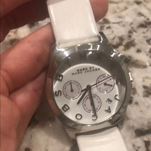 Marc By Marc Jacobs | Accessories | Marc By Marc Jacobs White Leather ...